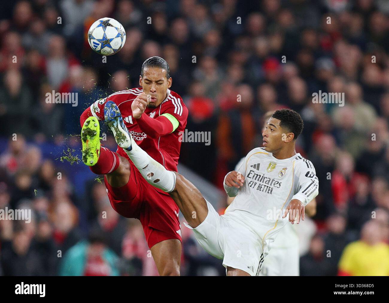 Liverpool, England, 4th November 2025. Virgil van Dijk of Liverpool ...