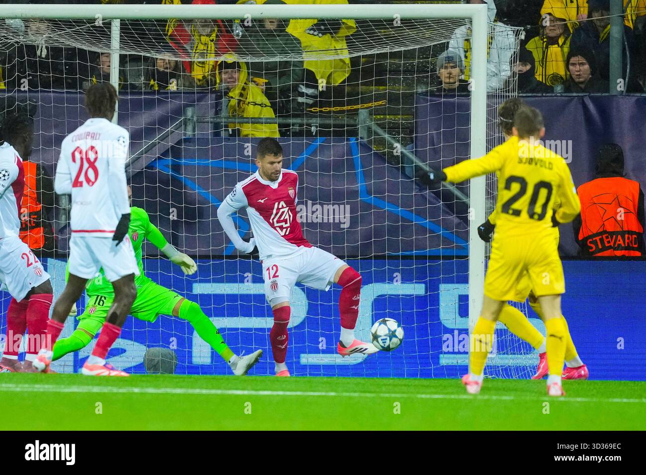 Bodø 20251104. Monaco's Caio Henrique during the Champions League ...