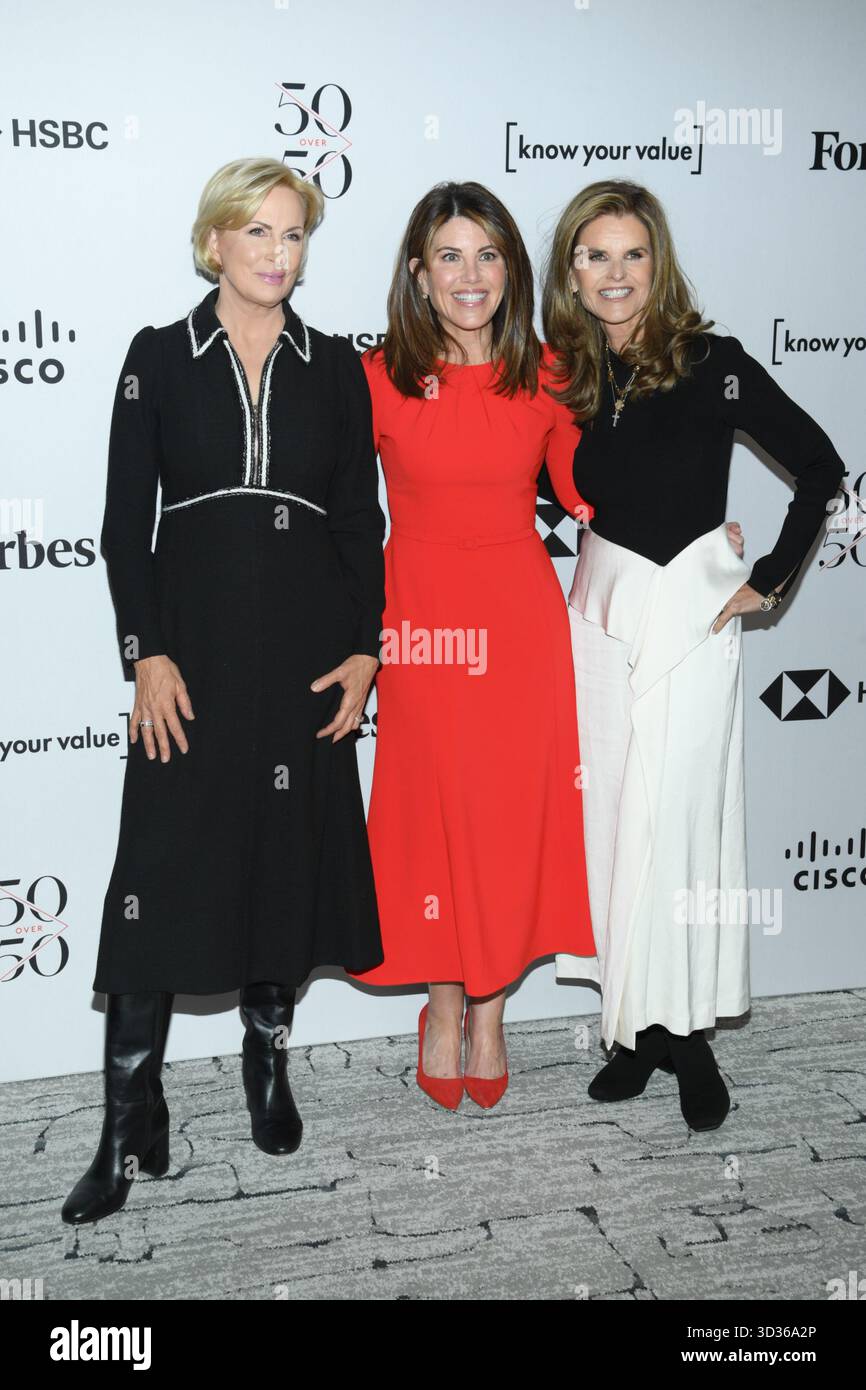 Mika Brzezinski, Monica Lewinsky, and Maria Shriver attend the 2025 ...