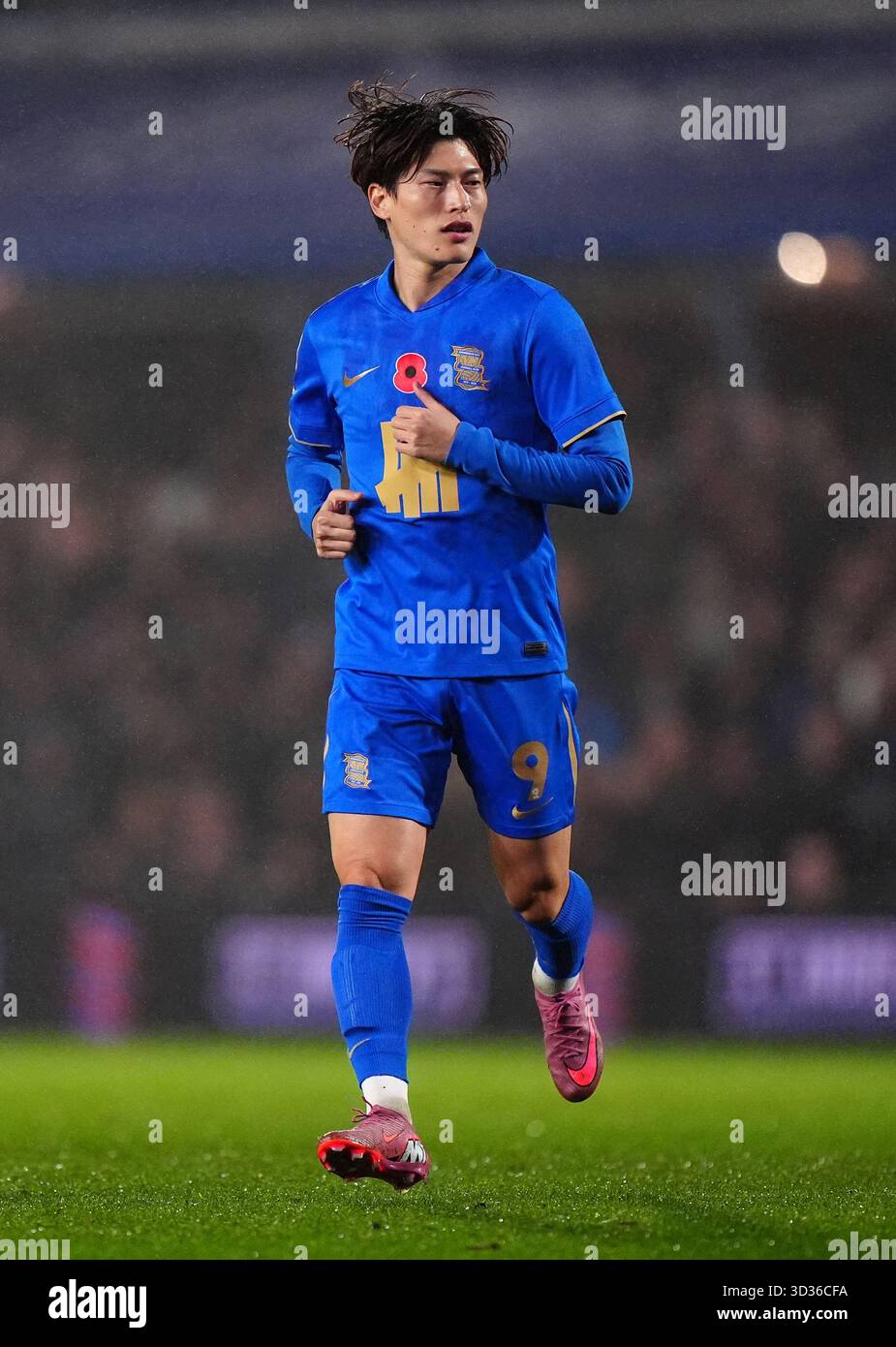Birmingham City's Kyogo Furuhashi during the Sky Bet Championship match ...