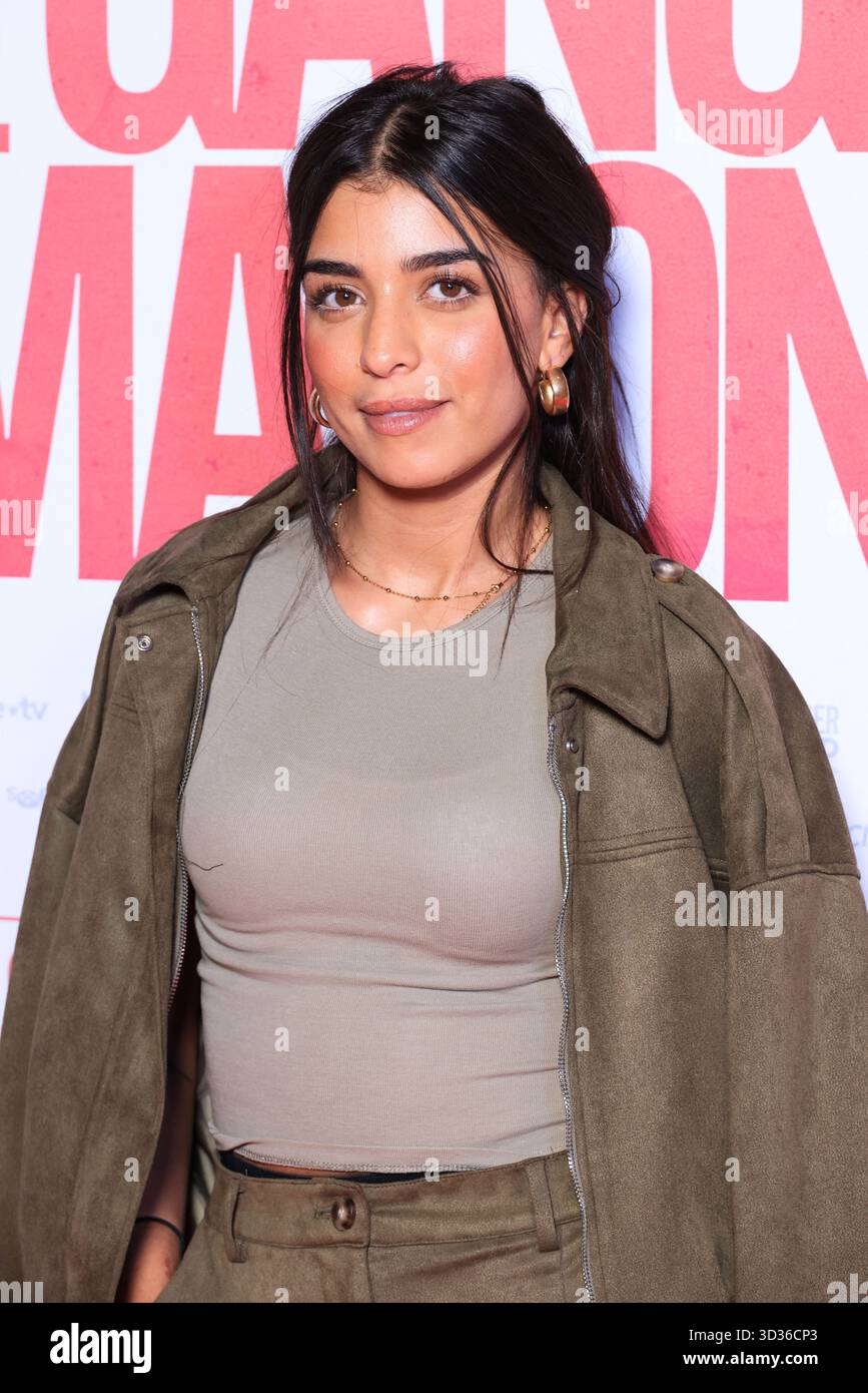 Kenza Fortas attending the Le Gang Des Amazones Premiere at Cinema ...