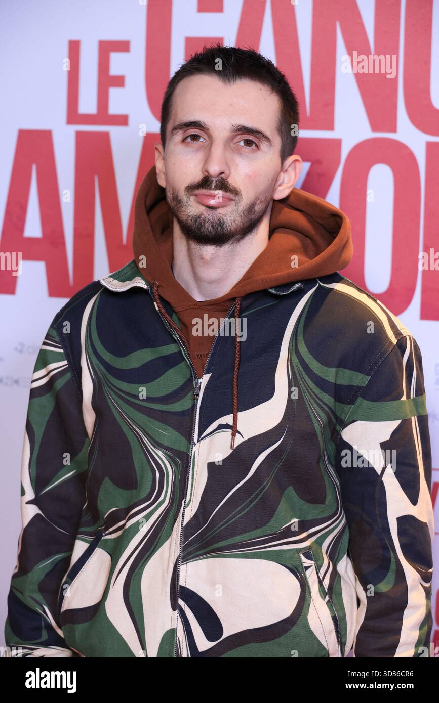Johan Fontic aka jolidjo attending the Le Gang Des Amazones Premiere at ...