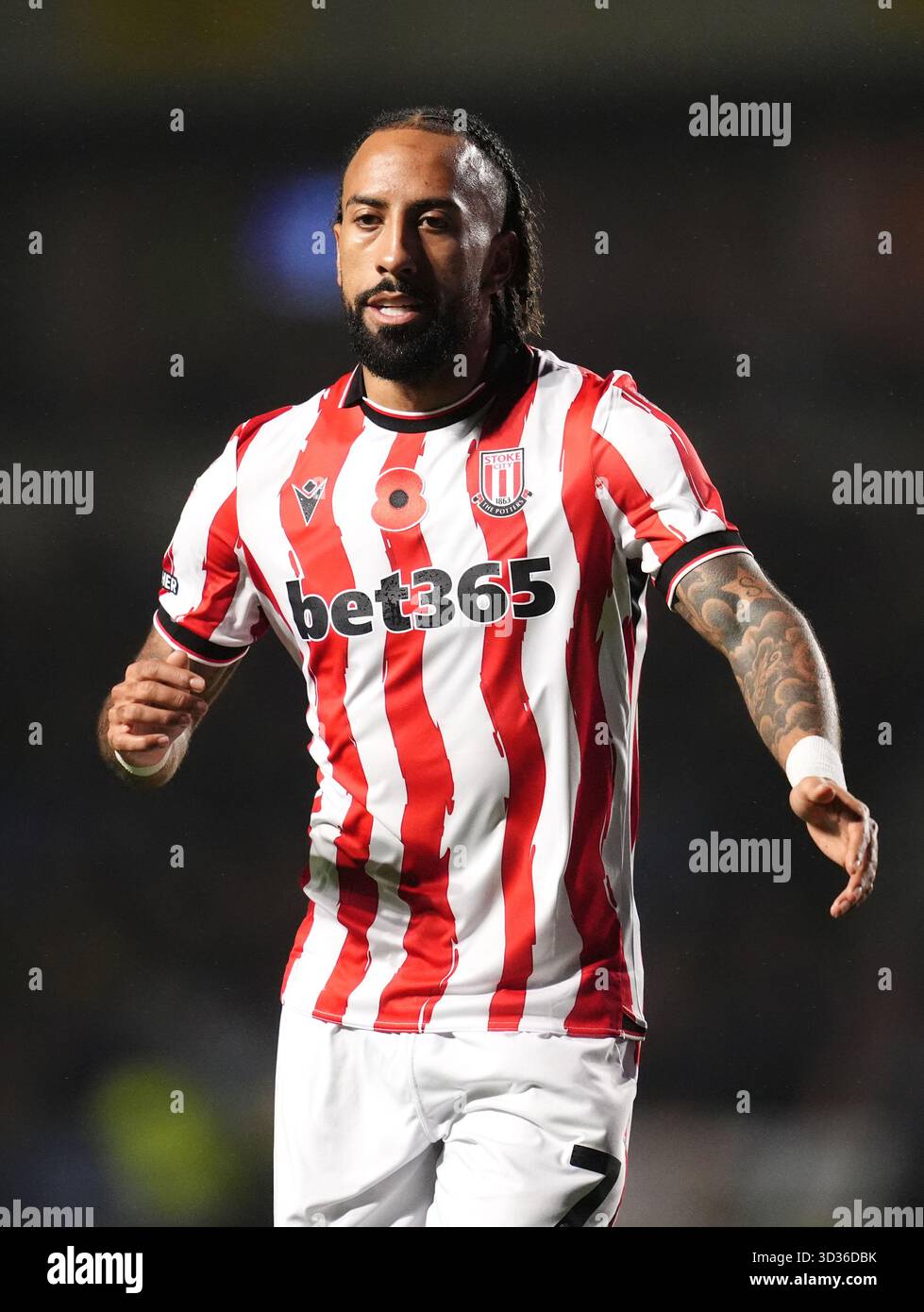 Stoke City's Sorba Thomas during the Sky Bet Championship match at the ...
