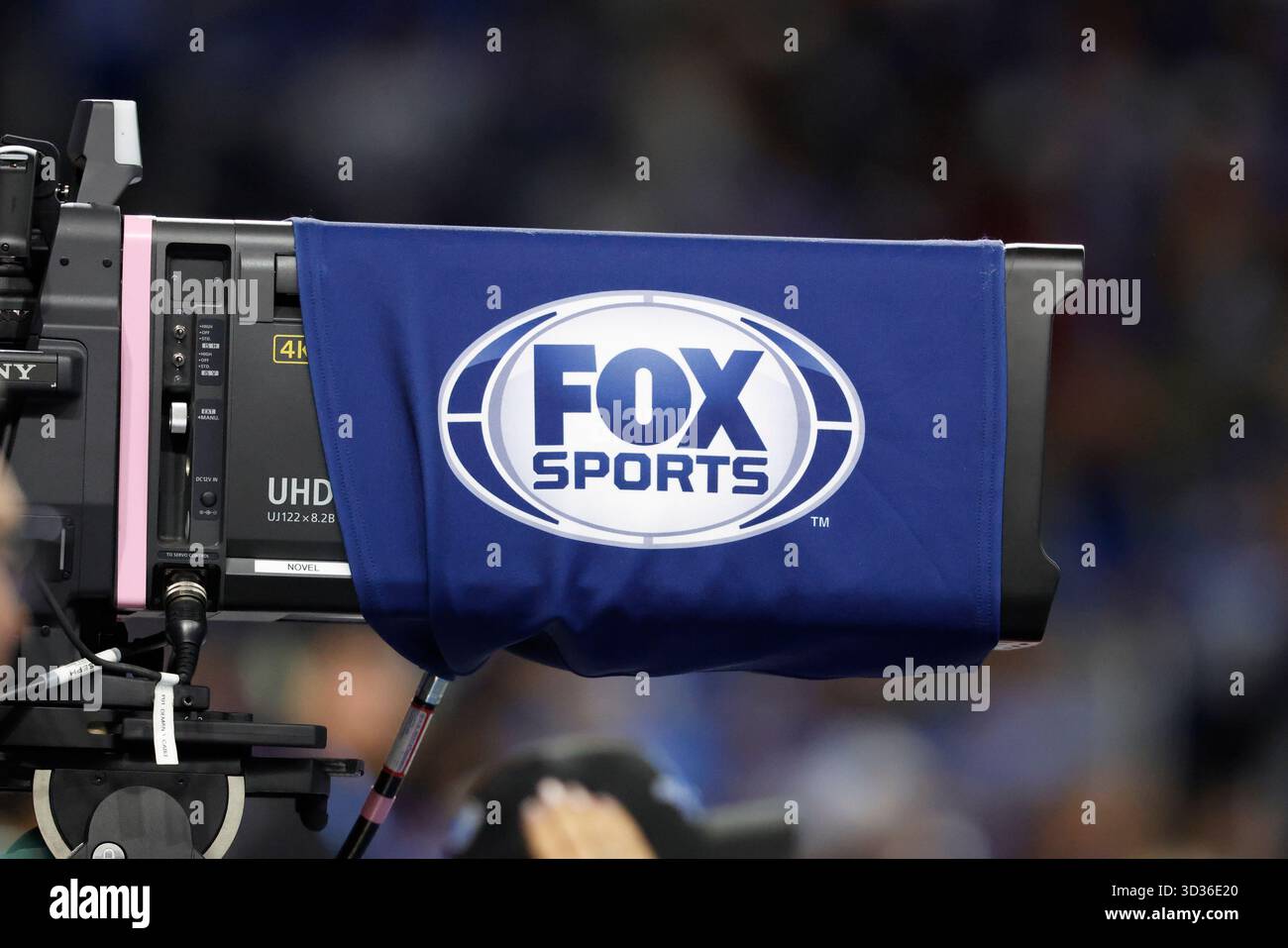 Fox Sports camera during an NFL football game between the Detroit Lions ...