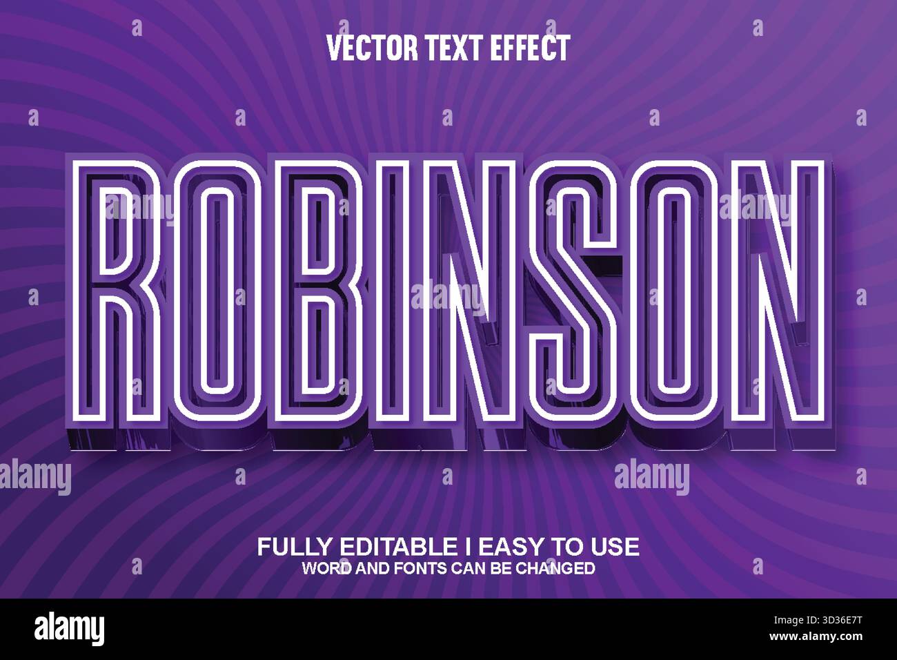Editable Vector Text Effect Stock Vector Image & Art - Alamy