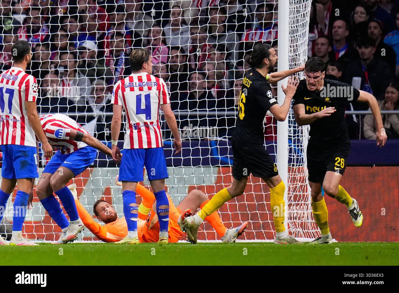 Union SG's Ross Sykes celebrates scoring his side's first goal during a ...