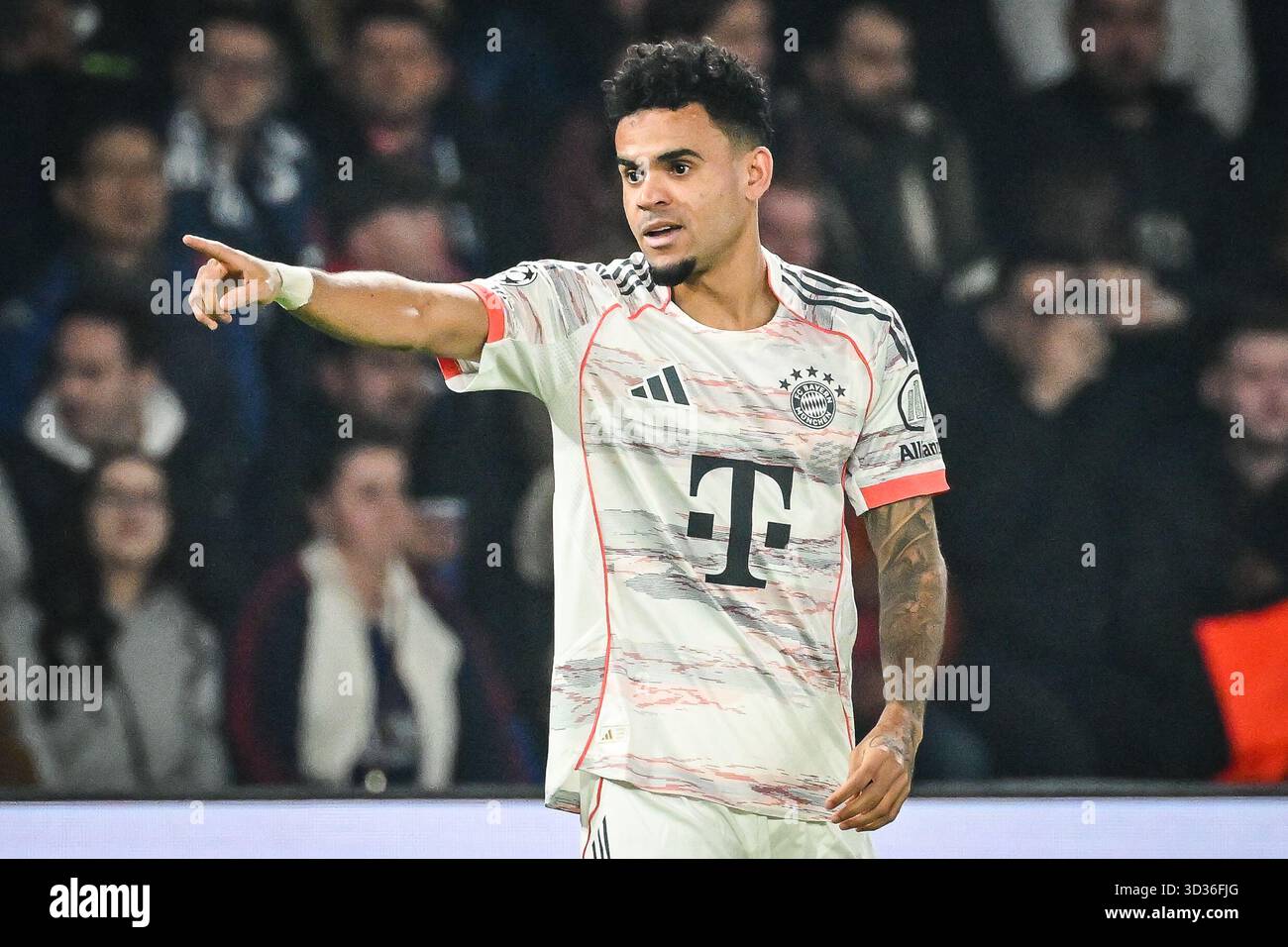 Luis DIAZ of Bayern Munich celebrates his goal during the UEFA ...