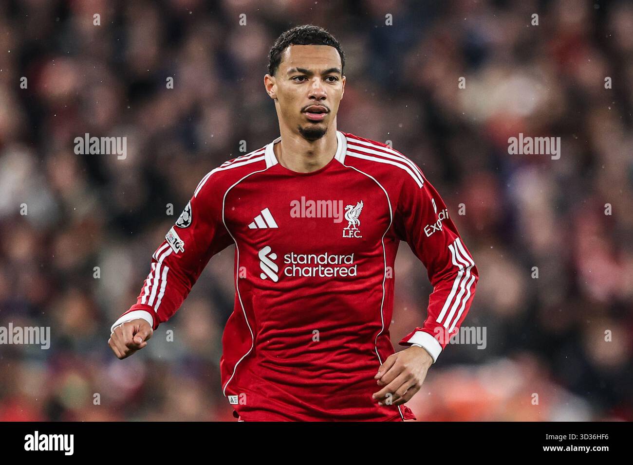 Ryan Gravenberch of Liverpool during the UEFA Champions League Matchday ...