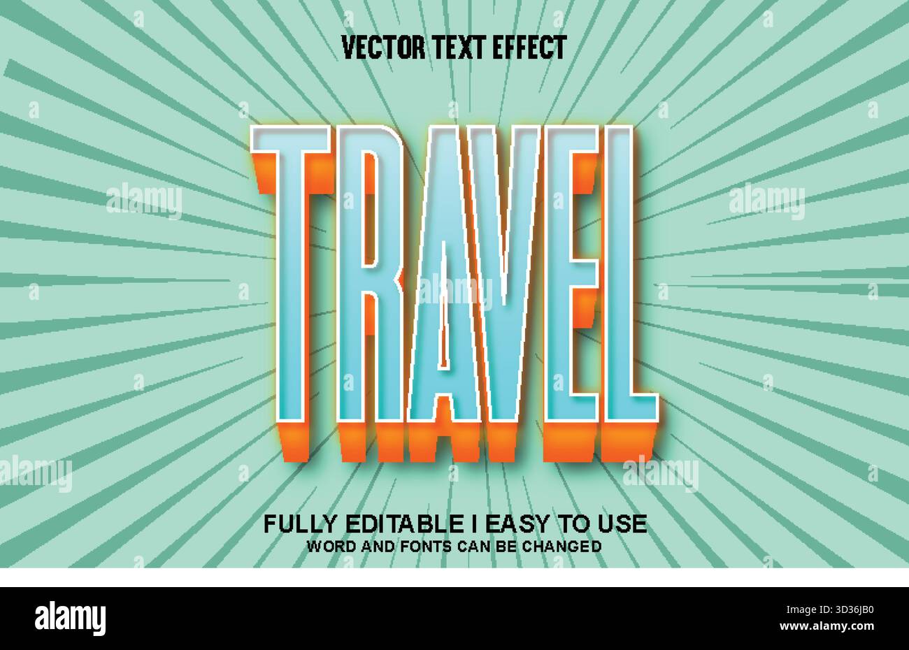 Editable Vector Text Effect Stock Vector Image & Art - Alamy