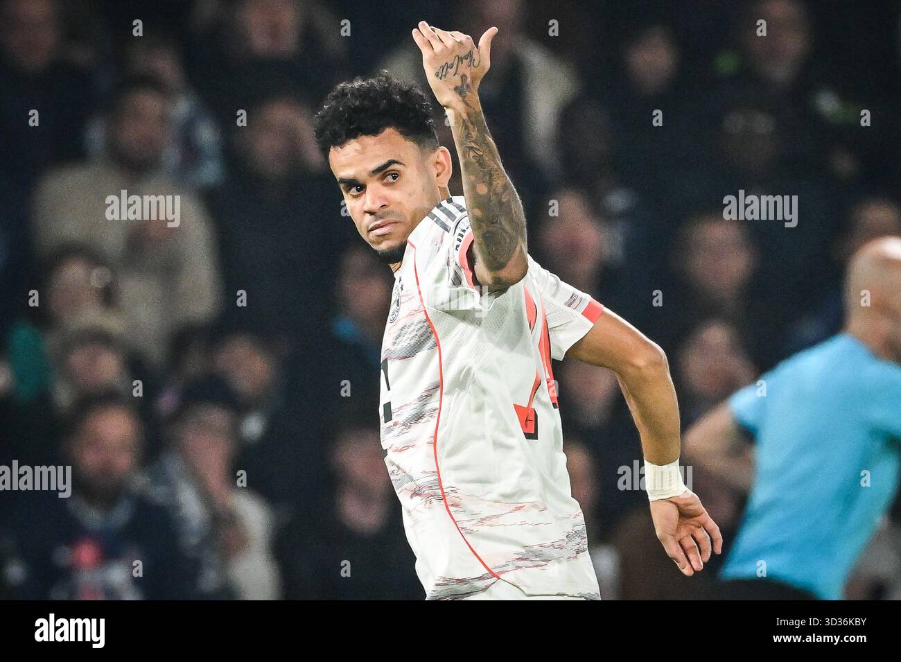 Luis DIAZ of Bayern Munich celebrates his goal during the UEFA ...