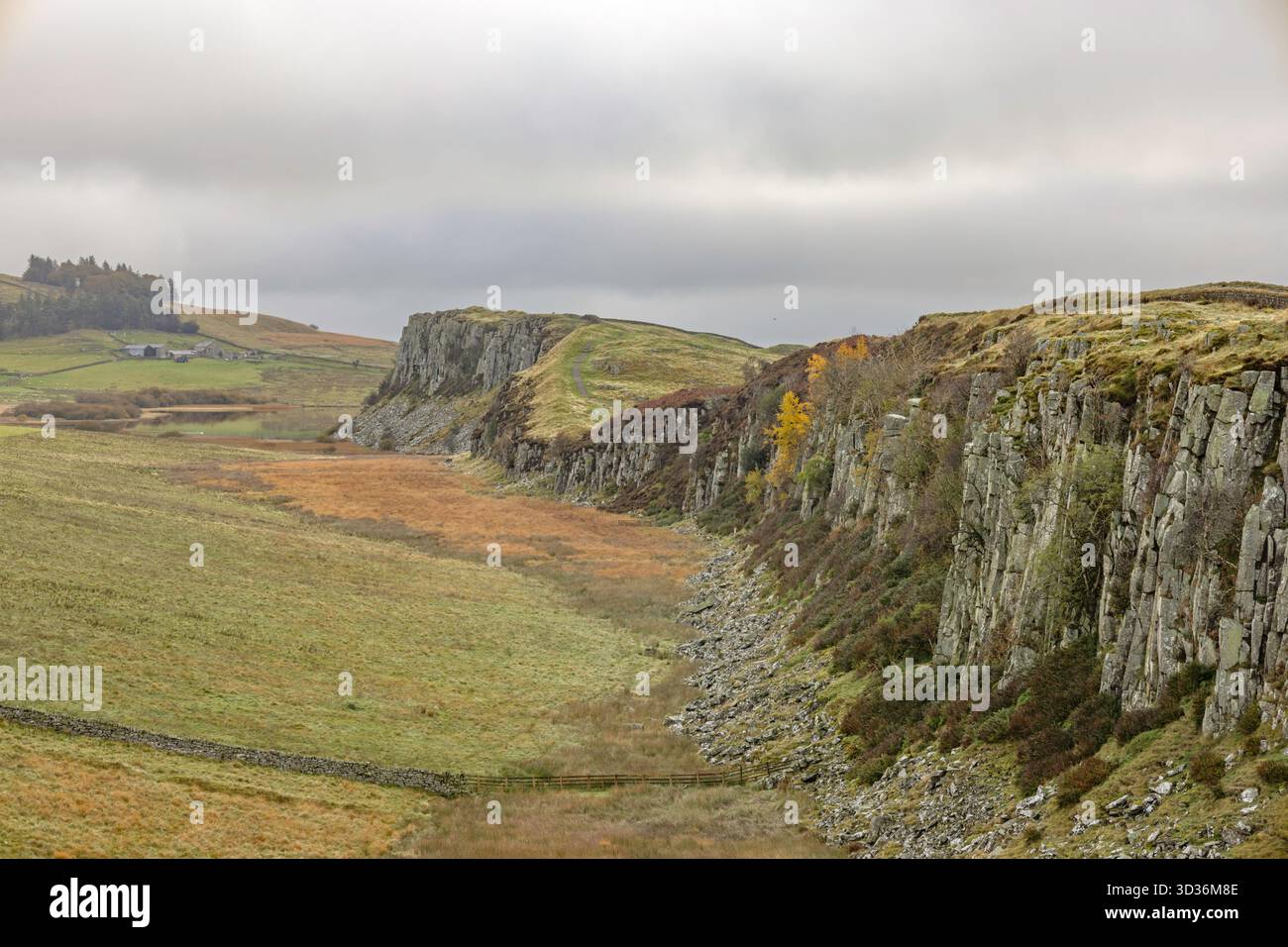 Steel Rigg & Crag Lough on Hadrians Wall, Northumberland National Park ...