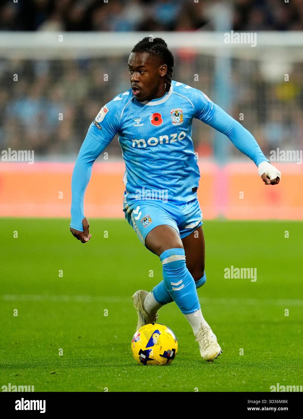 Coventry City's Brandon Thomas-Asante during the Sky Bet Championship ...