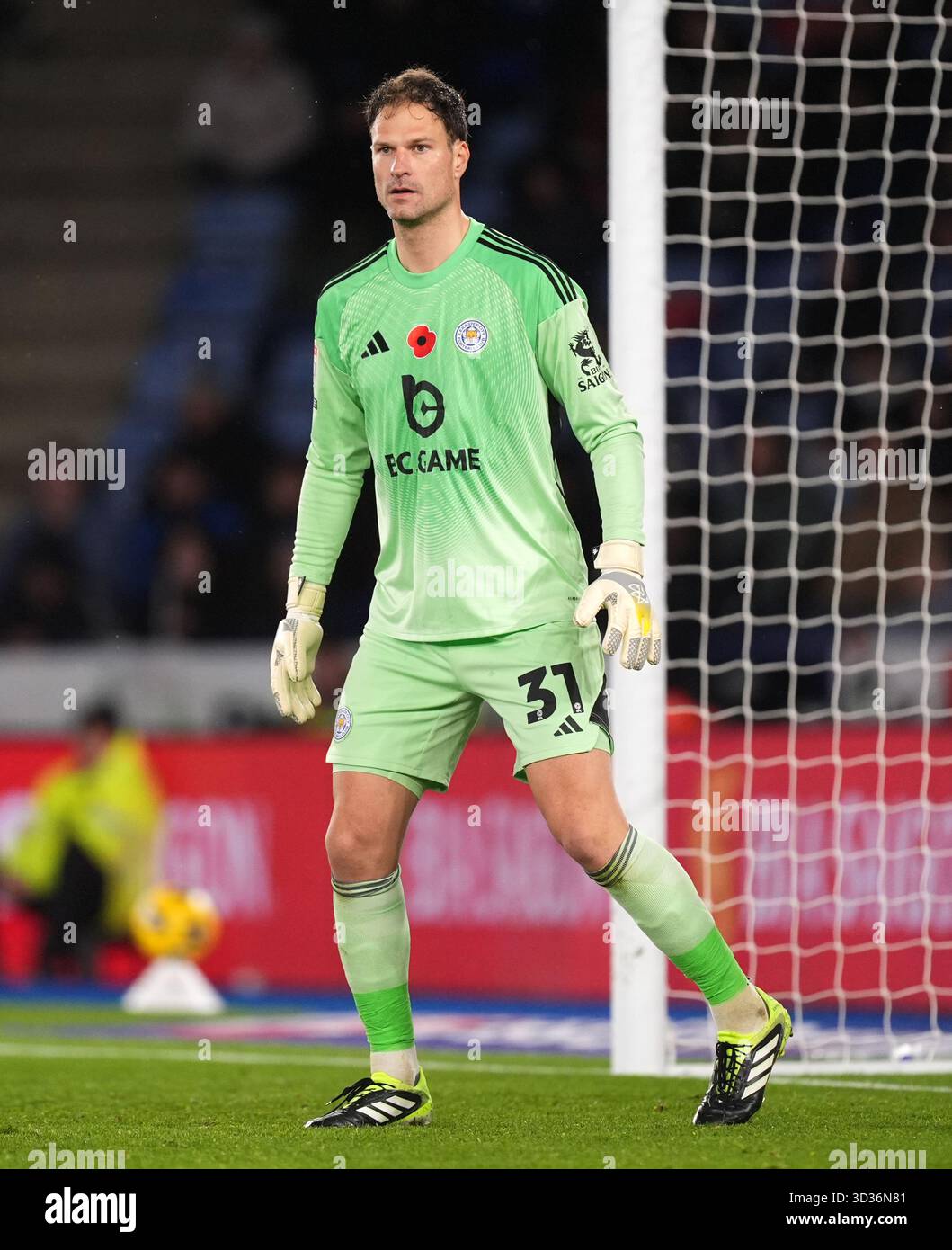 Leicester City goalkeeper Asmir Begovic during the Sky Bet Championship ...