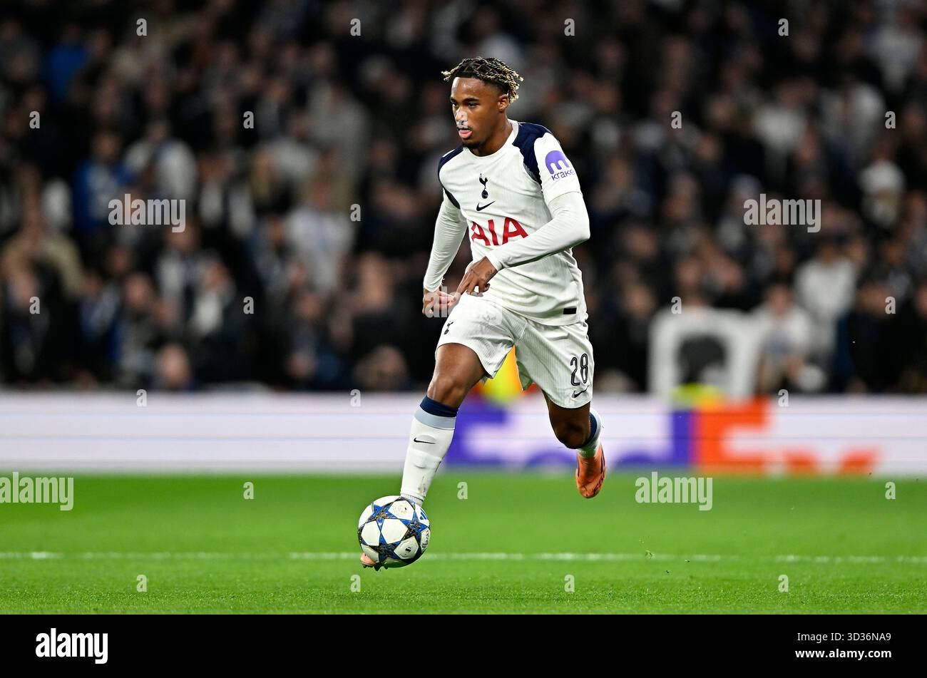 London UK 4th Nov 2025 Wilson Odobert (Spurs) during the Tottenham ...