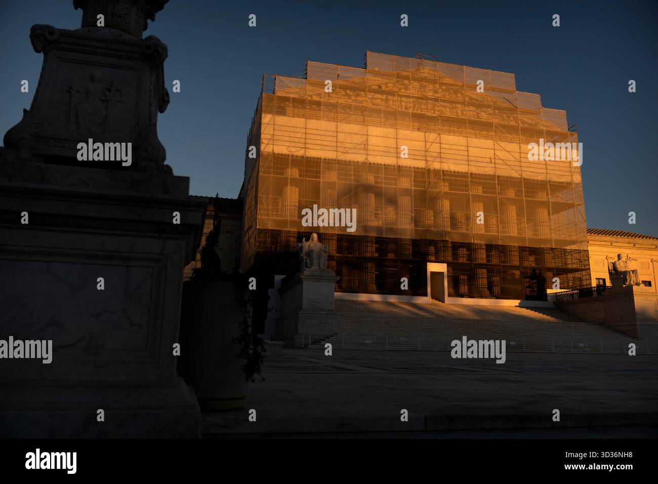 The Supreme Court building is photographed near sunset Tuesday, Nov. 4 ...