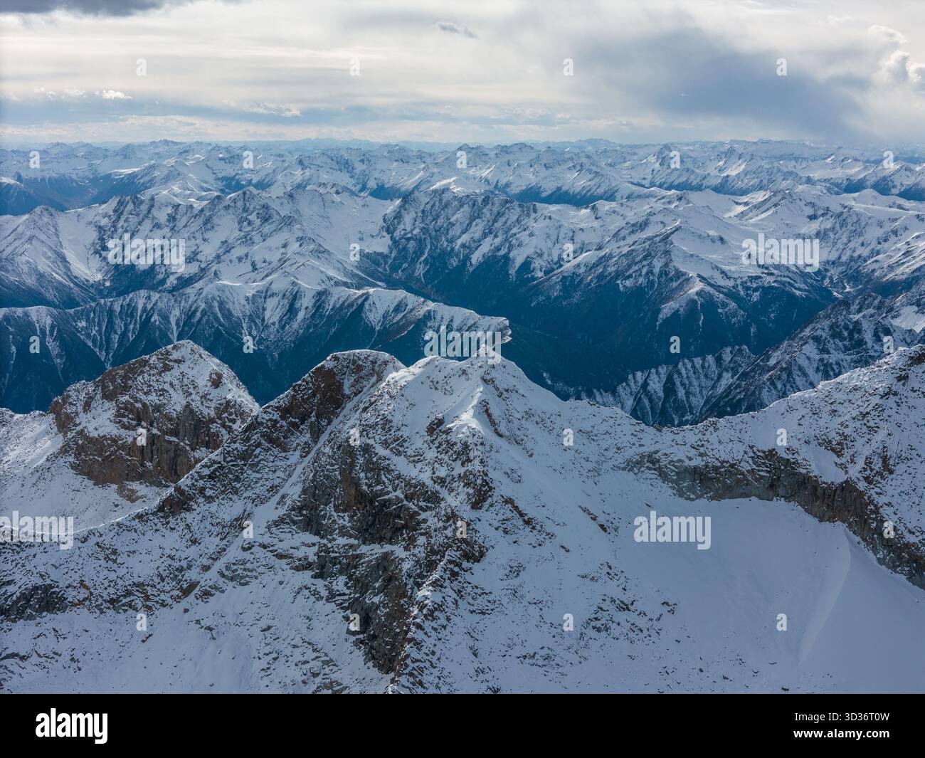 ABA, CHINA - OTOBER 28, 2025 - Dagu Glacier Scenic Area in Heishui ...