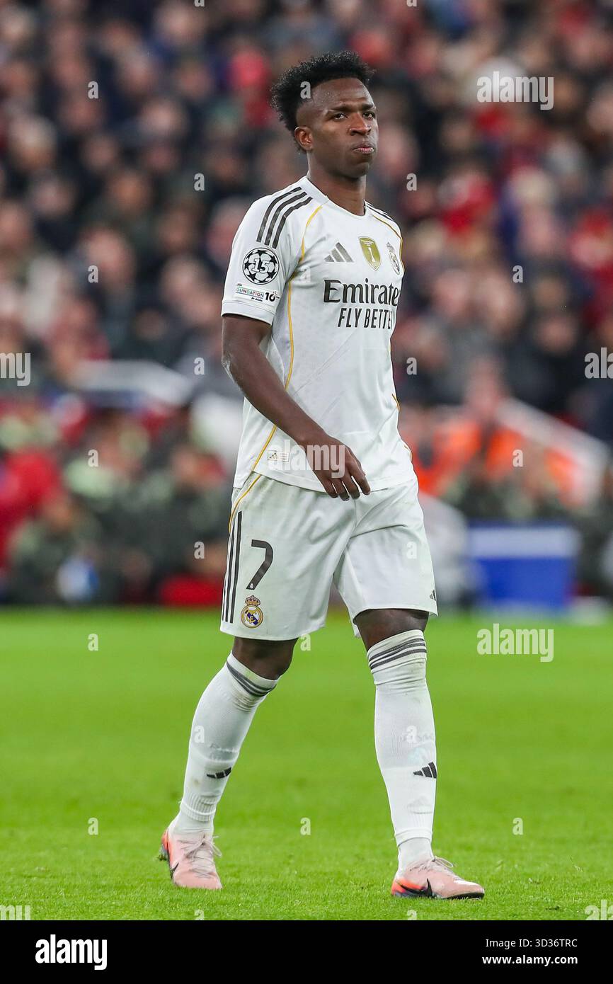 Vinícius Júnior Of Real Madrid during the Liverpool v Real Madrid UEFA ...