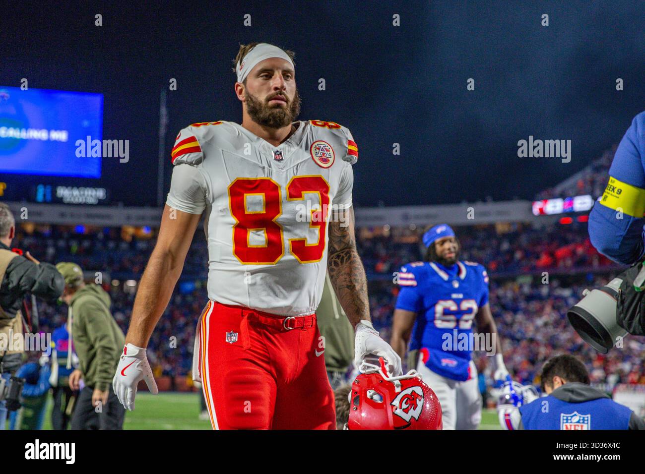 Kansas City Chiefs defensive tackle Brodric Martin (93) leaves the ...