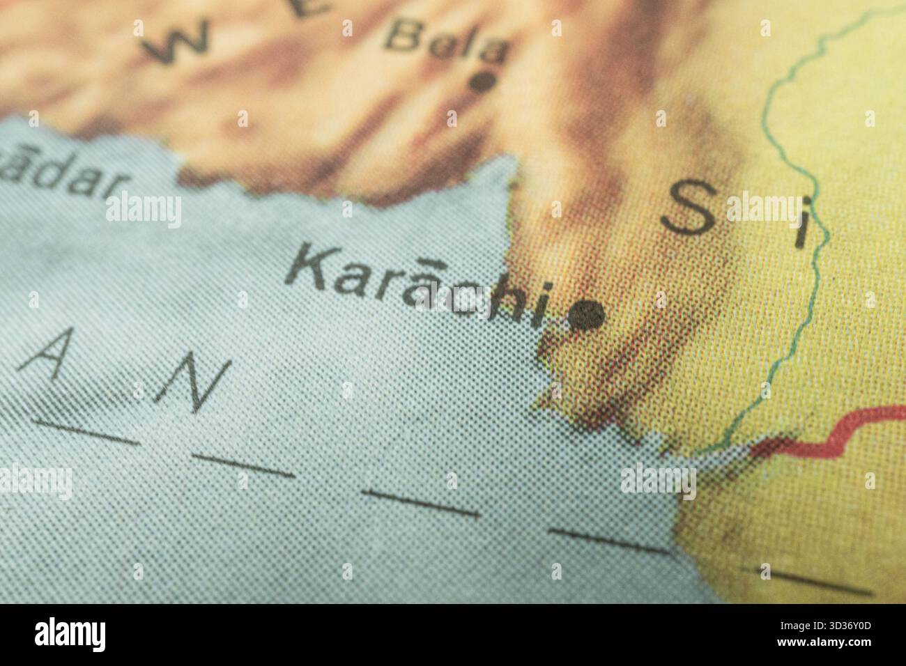 Map of sindh hi-res stock photography and images - Alamy
