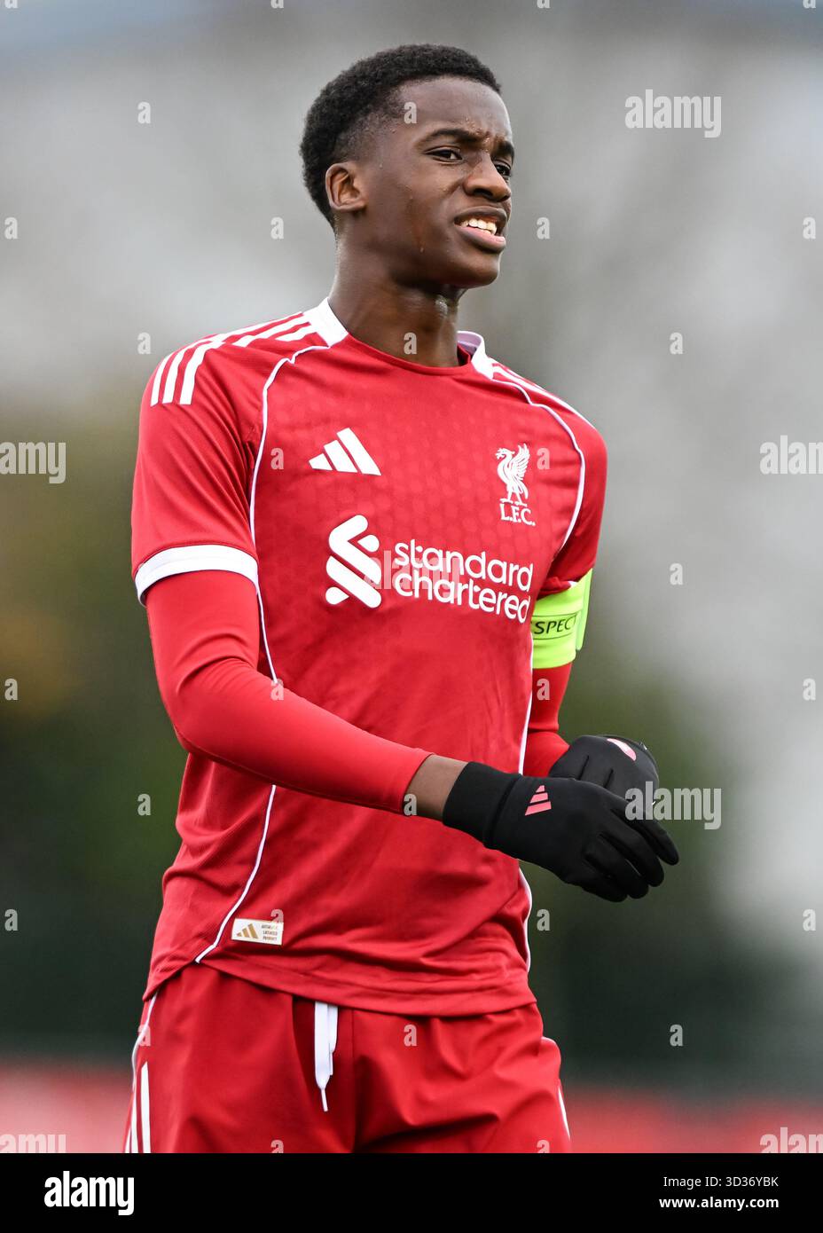 Liverpool, England, 4th November 2025. Trey Nyoni of Liverpool during ...