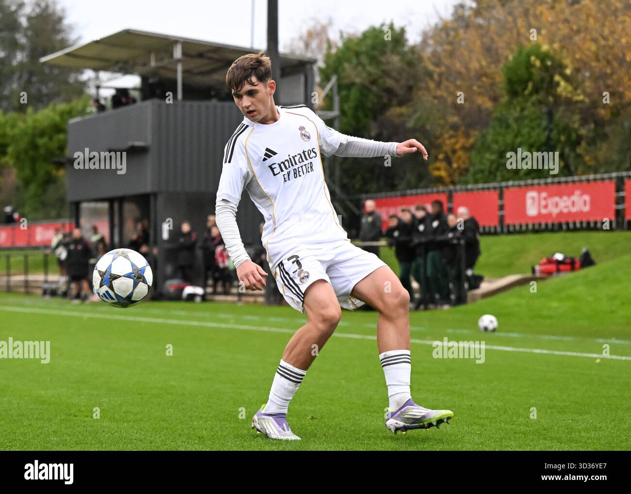 Liverpool, England, 4th November 2025. Diego Aguado of Real Madrid ...