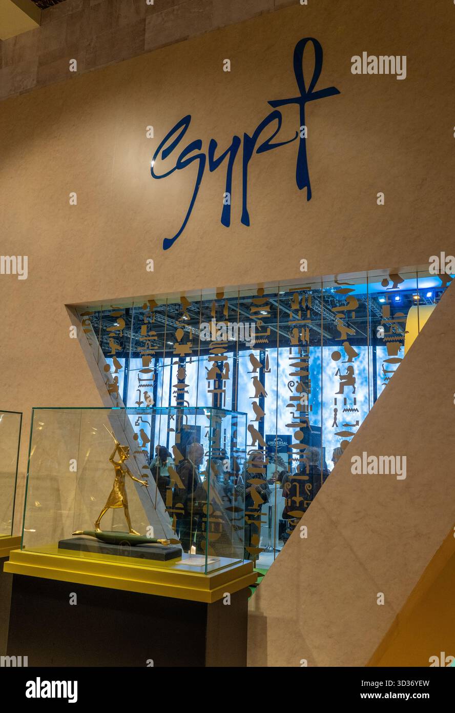 Visitors and exhibitors to the 2025 World Travel Market fair at the ...