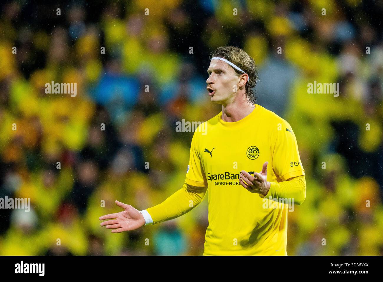 Bodø 20251104. Bodø/Glimt's Kasper Høgh during the Champions League ...