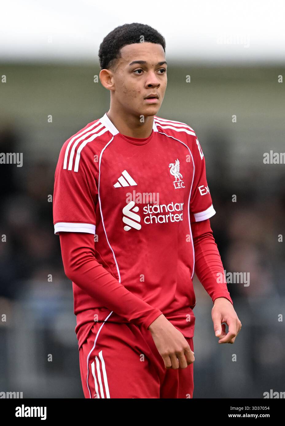 Liverpool, England, 4th November 2025. Josh Sonni-Lambie of Liverpool ...
