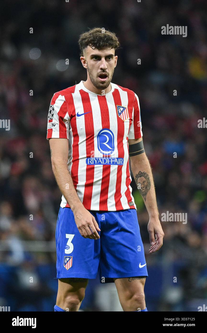 Matteo Ruggeri of Atletico de Madrid during the UEFA Champions League ...