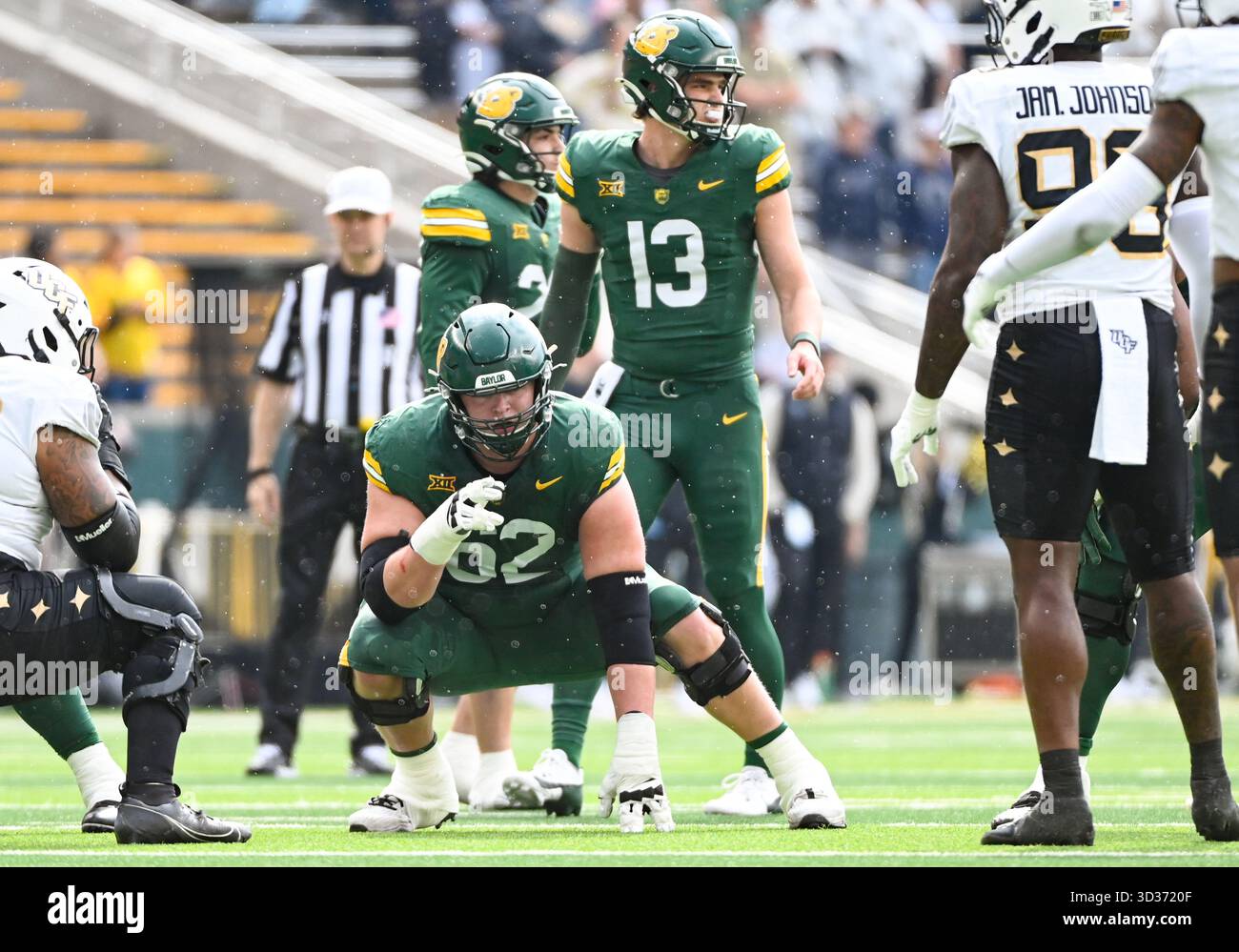November 01, 2025 Baylor Bears offensive lineman Ryan Lengyel (62) during the 1st half of the ...