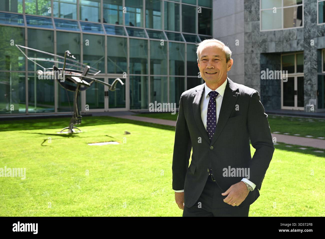 Premier of Western Australia Roger Cook arrives for a press conference ...