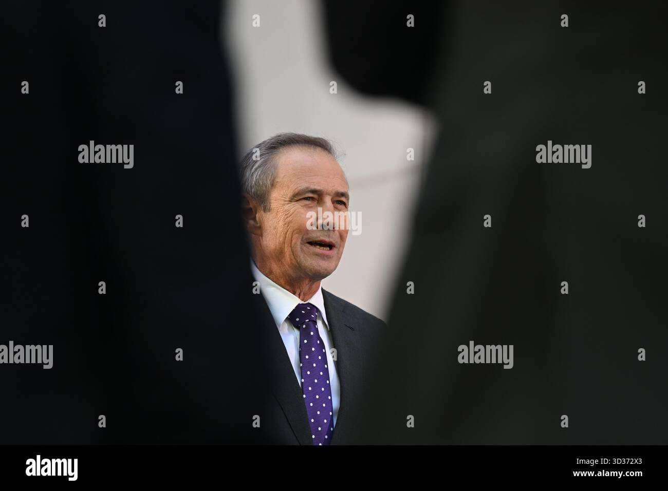 Premier of Western Australia Roger Cook speaks to the media during a ...