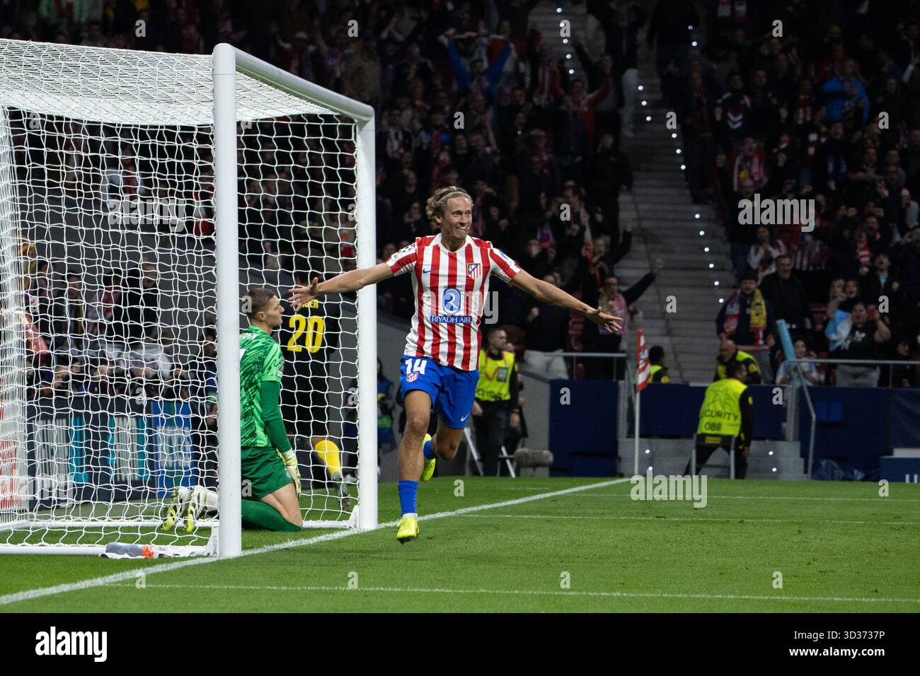 Madrid, Spain. 04th Nov, 2025. Marcos Llorente, Atletico de Madrid, in ...
