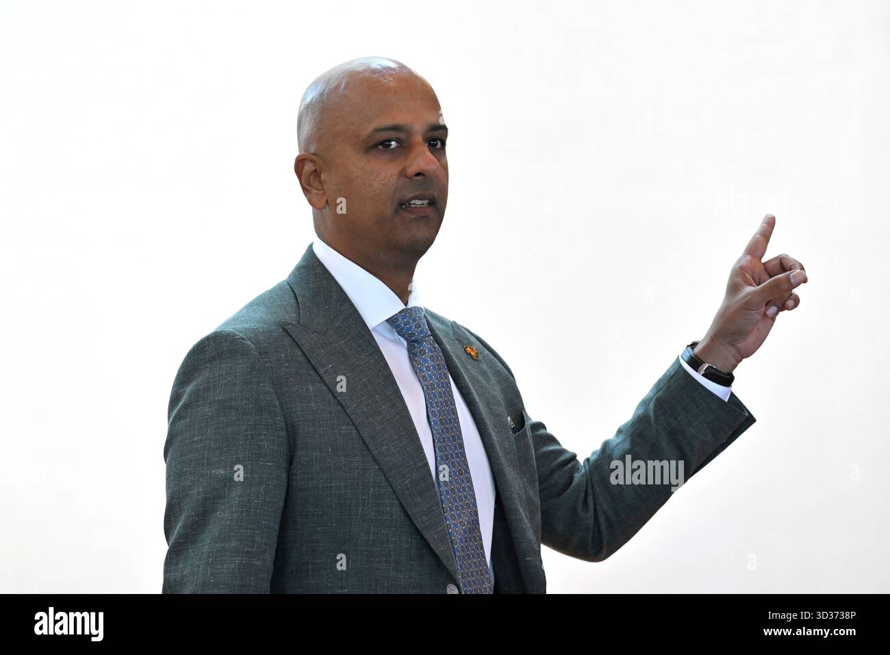 Australia's Race Discrimination Commissioner Giridharan Sivaraman during an Australian Human ...