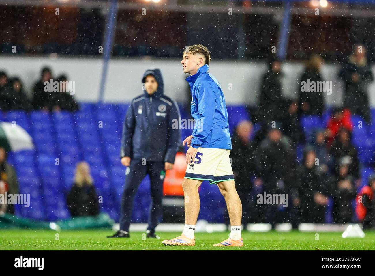 25, Luke Cundle of Millwall FC at warm up during the Sky Bet ...