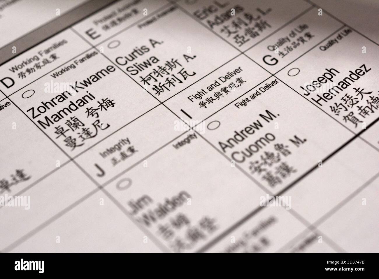 Candidates for New York City mayor, Zohran Mamdani, Curtis Sliwa, Eric ...