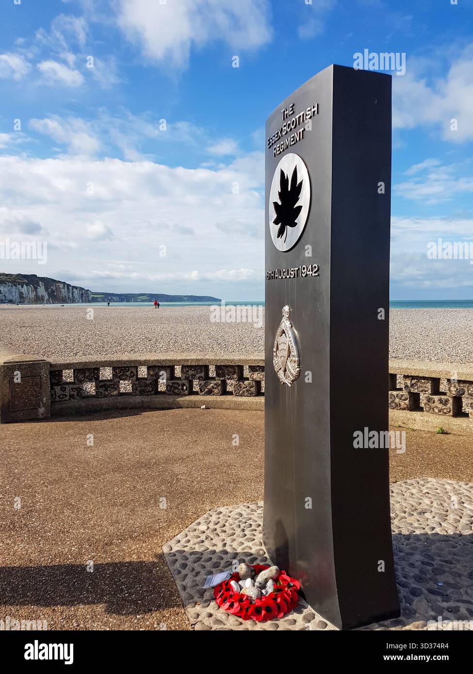 Red Beach Memorial Dieppe, France Honoring Canadian Soldiers of Dieppe ...