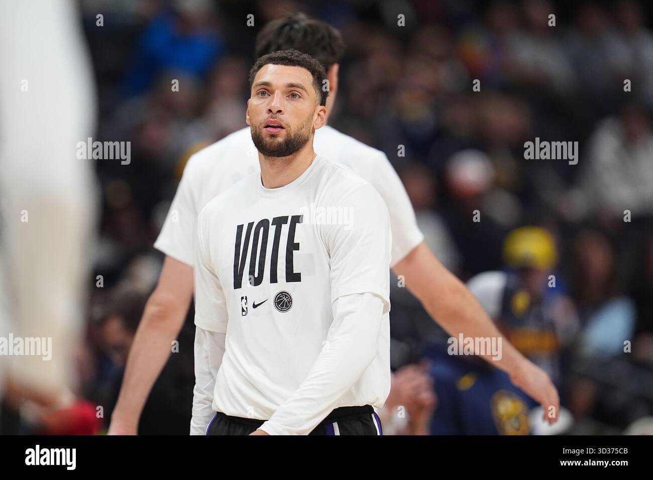 Sacramento Kings guard Zach LaVine (8) in the first half of an NBA ...