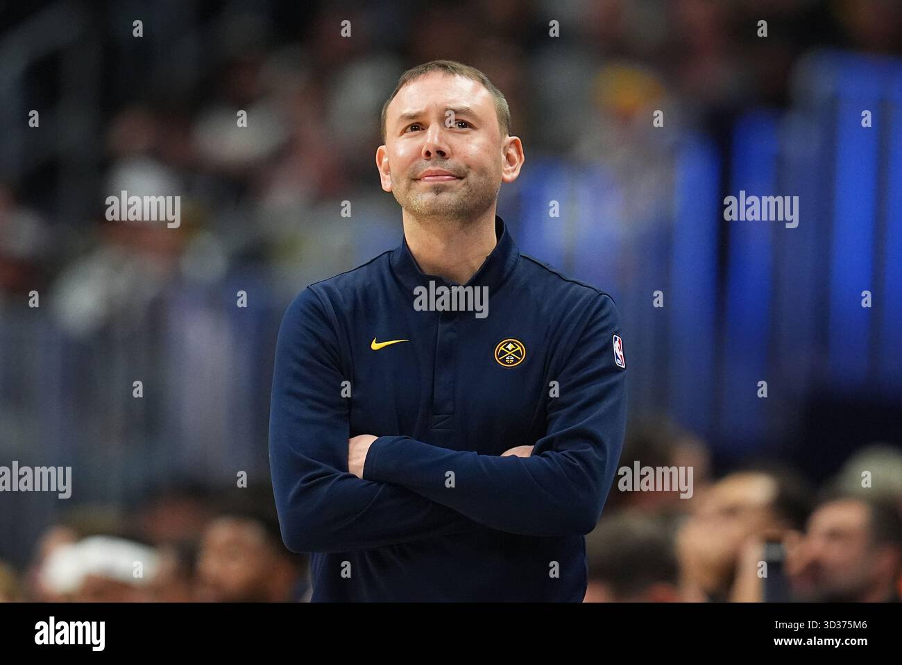 Denver Nuggets head coach David Adelman in the second half of an NBA ...