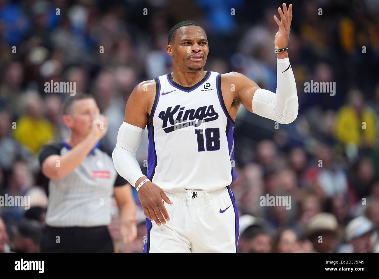 Sacramento Kings guard Russell Westbrook (18) in the second half of an ...