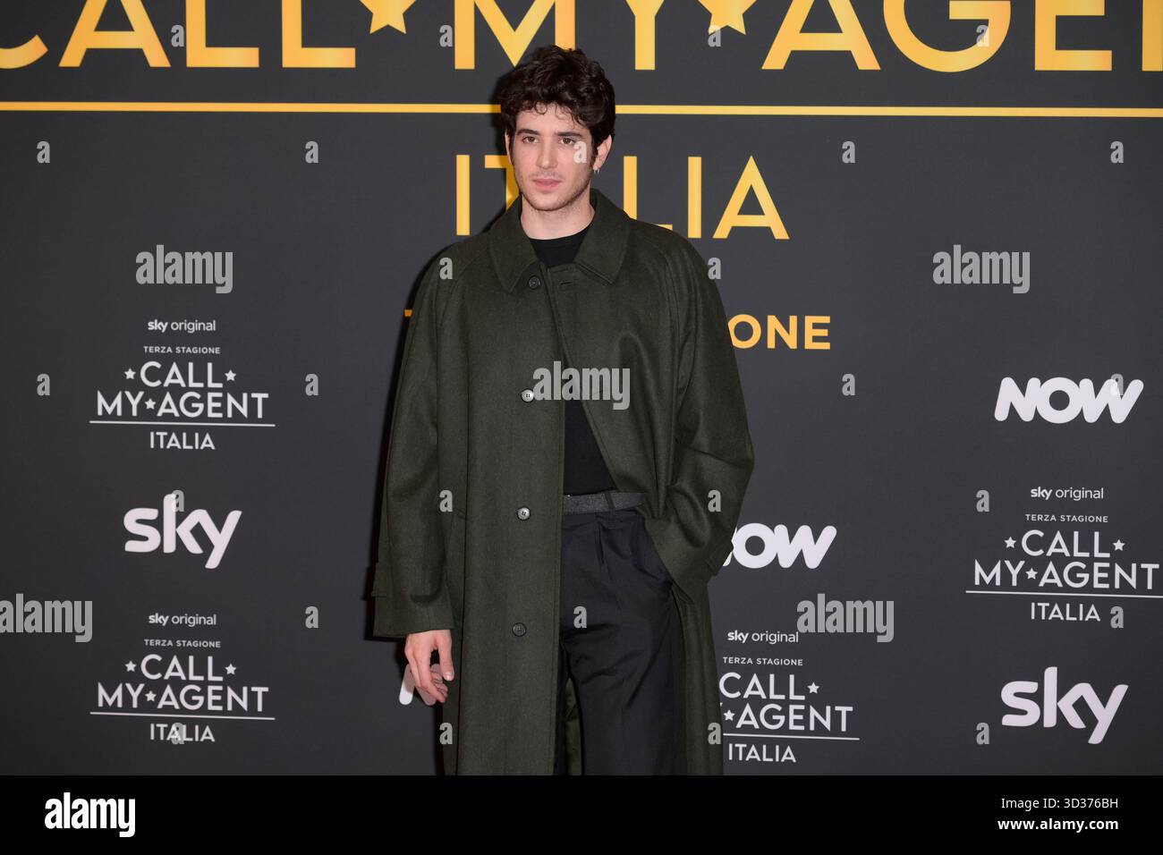 Nicolas Maupas attends the red carpet of Sky tv program Call my agent ...