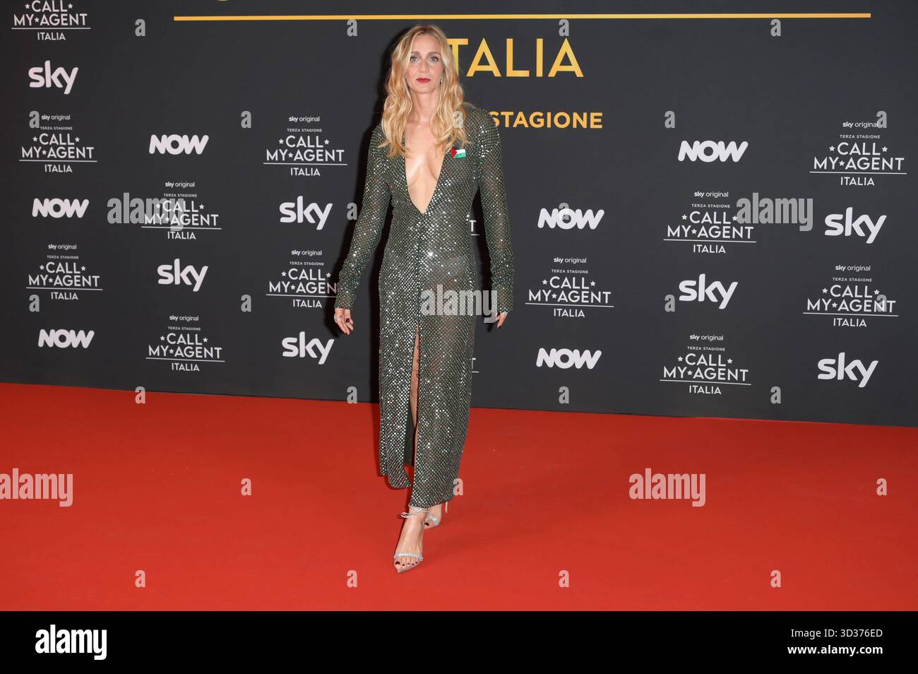 Sara Drago attends the red carpet of Sky tv program Call my agent ...