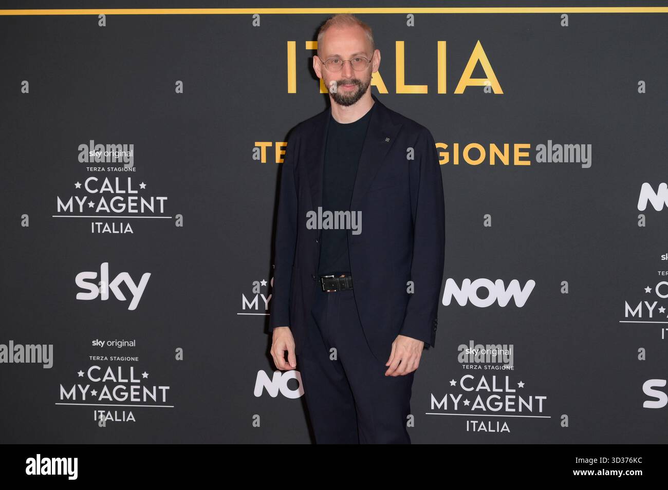 Federico Baccomo attends the red carpet of Sky tv program Call my agent ...