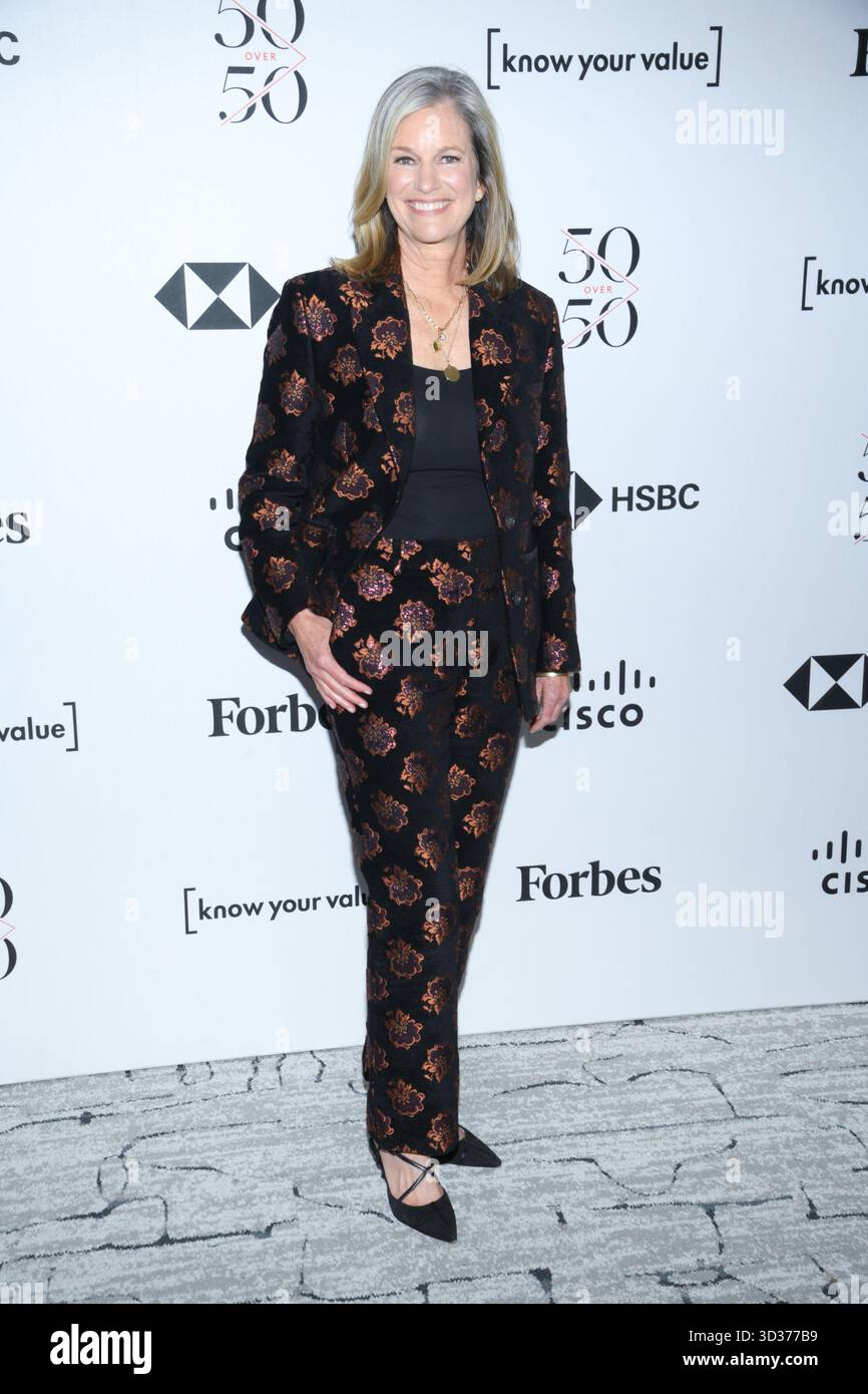 Hillary Peterson attends the 2025 Forbes 50 Over 50 Luncheon ...