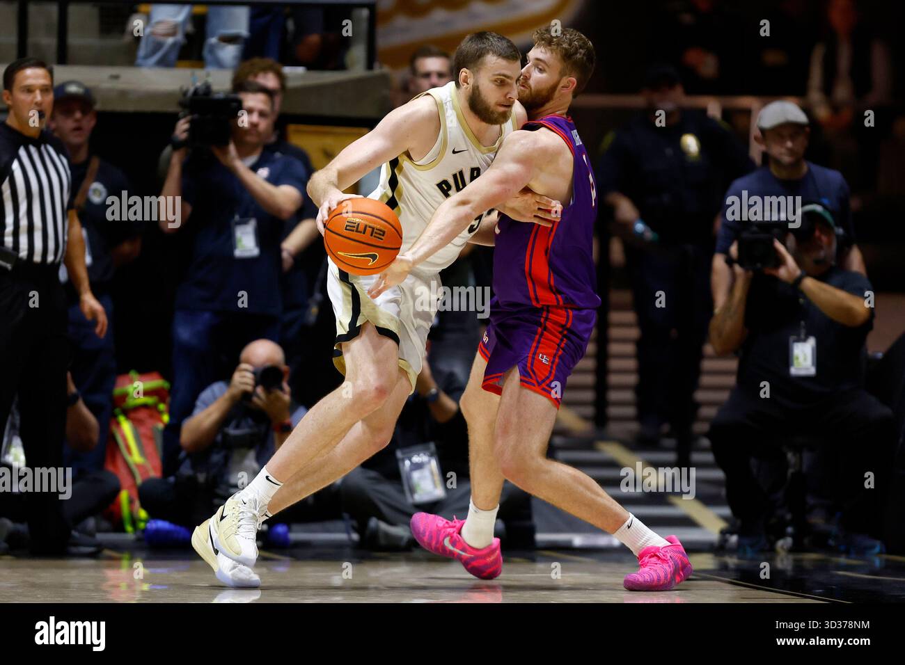 WEST LAFAYETTE, IN - NOVEMBER 04: Evansville Purple Aces forward Joshua ...