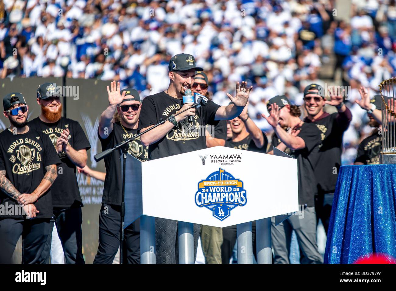 Los Angeles Dodgers starting pitcher Blake Snell at the Los Angeles ...
