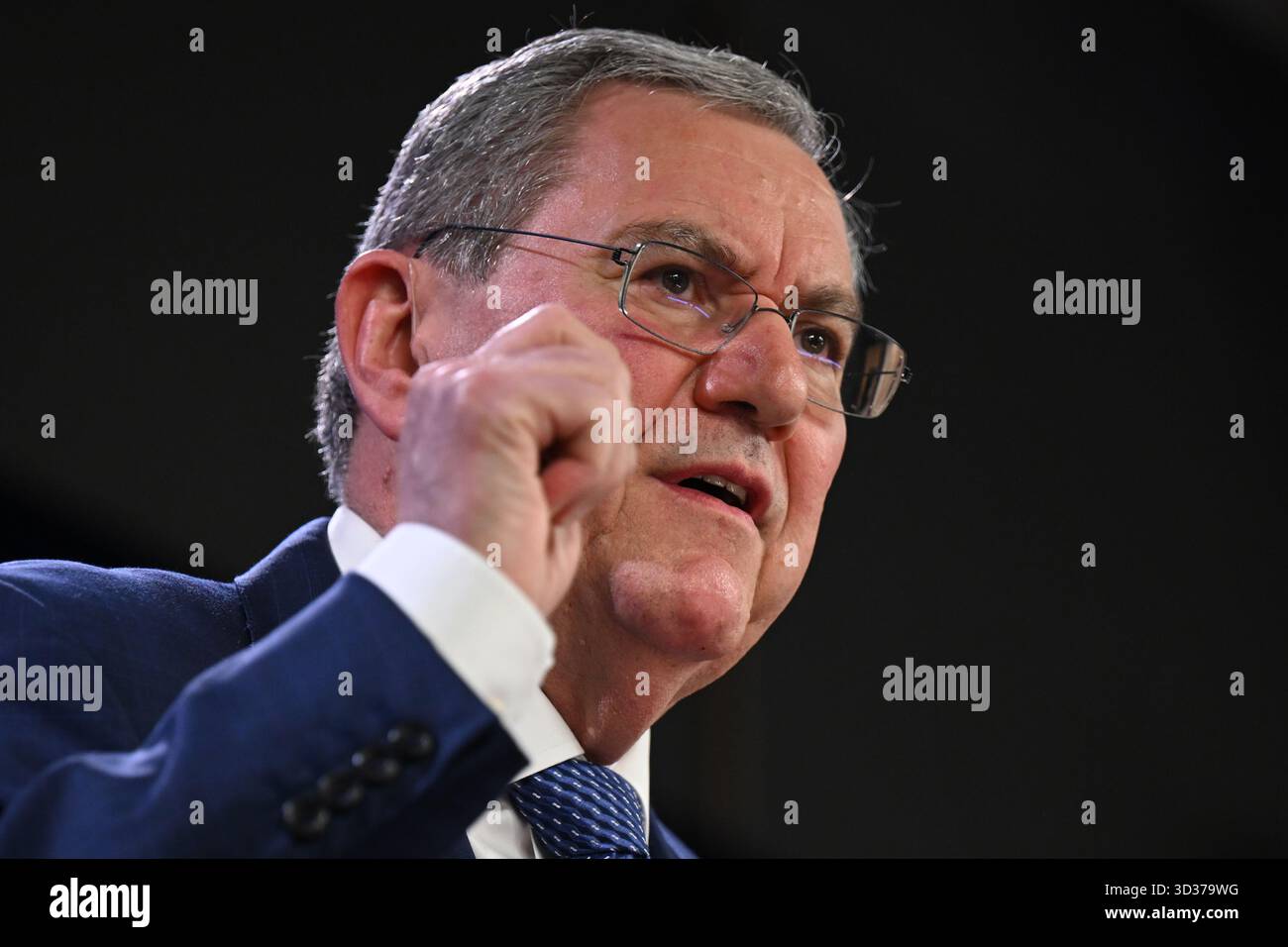 ASIC Chair Joe Longo addresses the National Press Club in Canberra ...