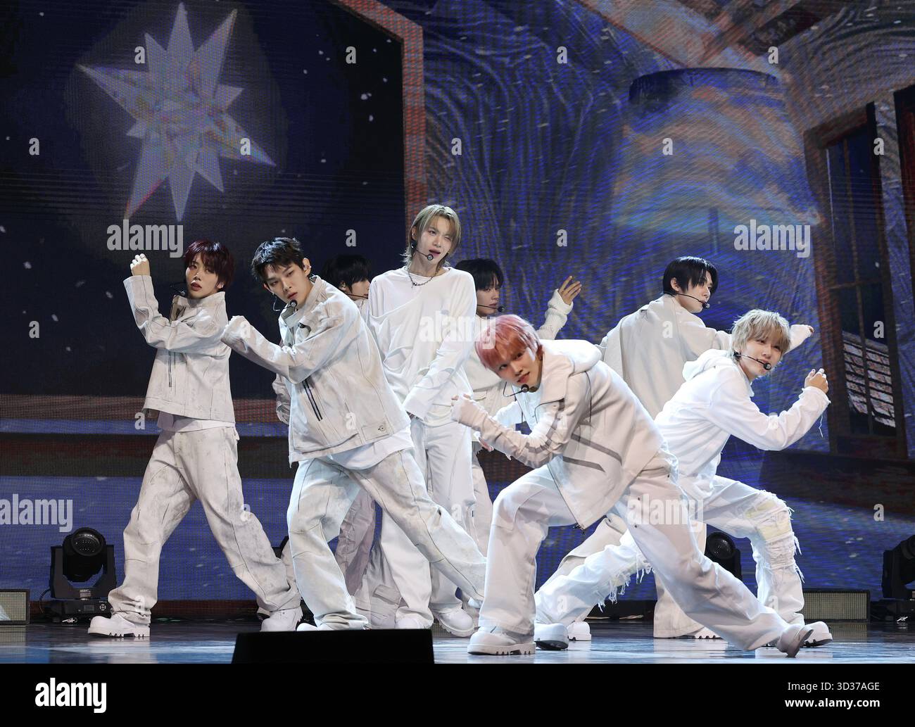 S. Korean boy group AHOF South Korean boy group AHOF performs during a ...