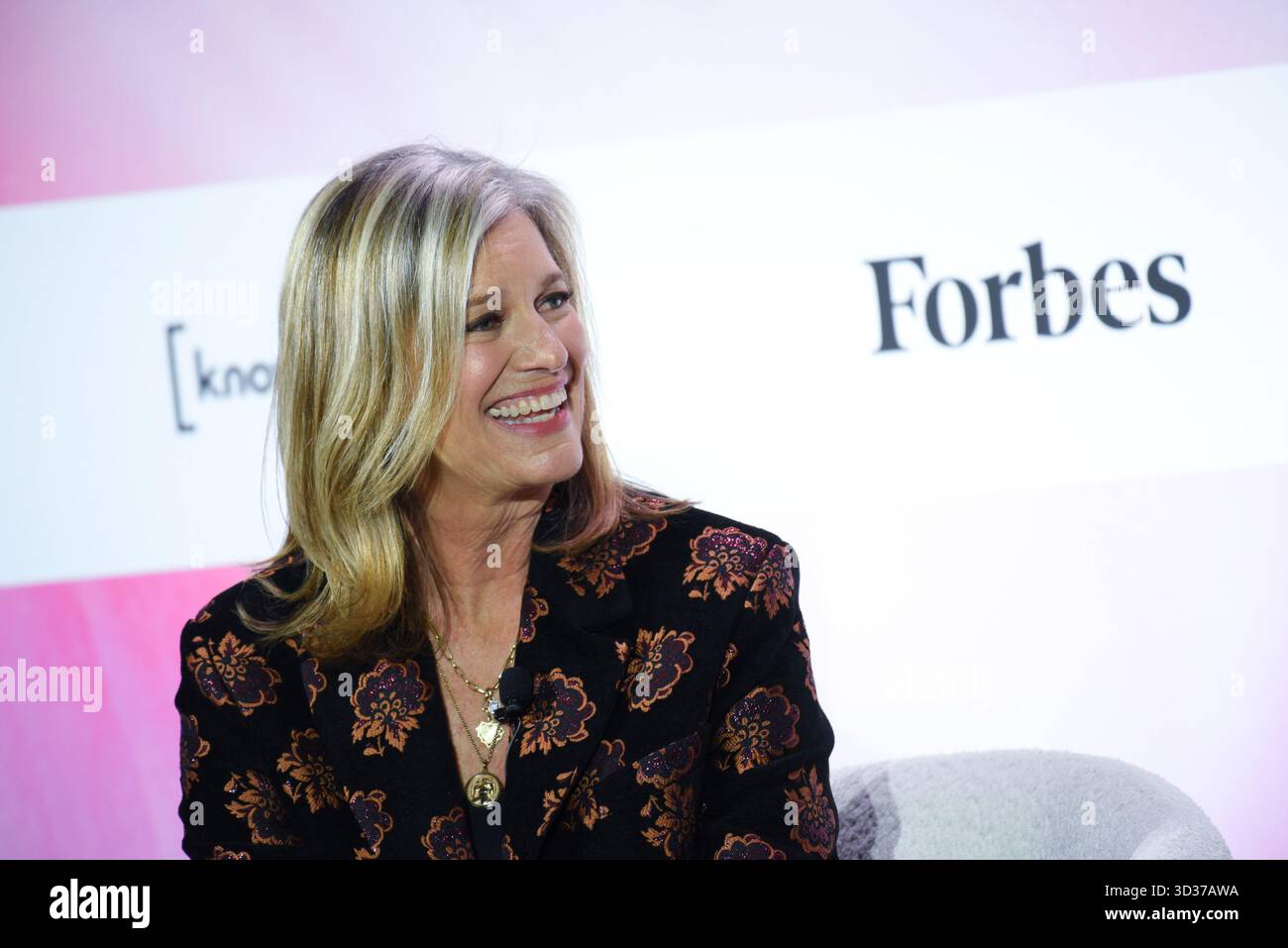 Hillary Peterson speaks onstage during the 2025 Forbes 50 Over 50 ...