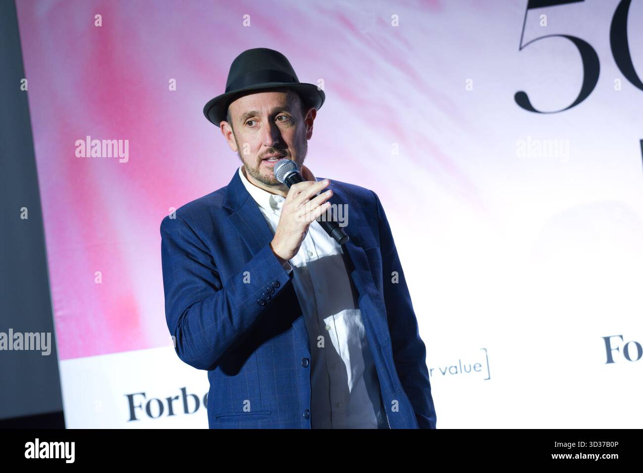 Randall Lane speaks onstage during the 2025 Forbes 50 Over 50 Luncheon ...